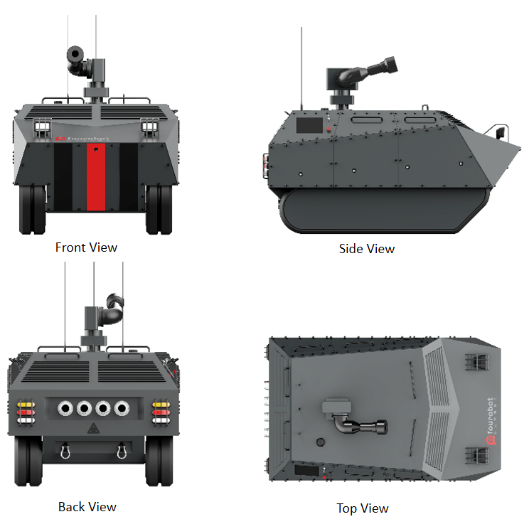 Gunner / Large Flow Fire Robot - fourobot
